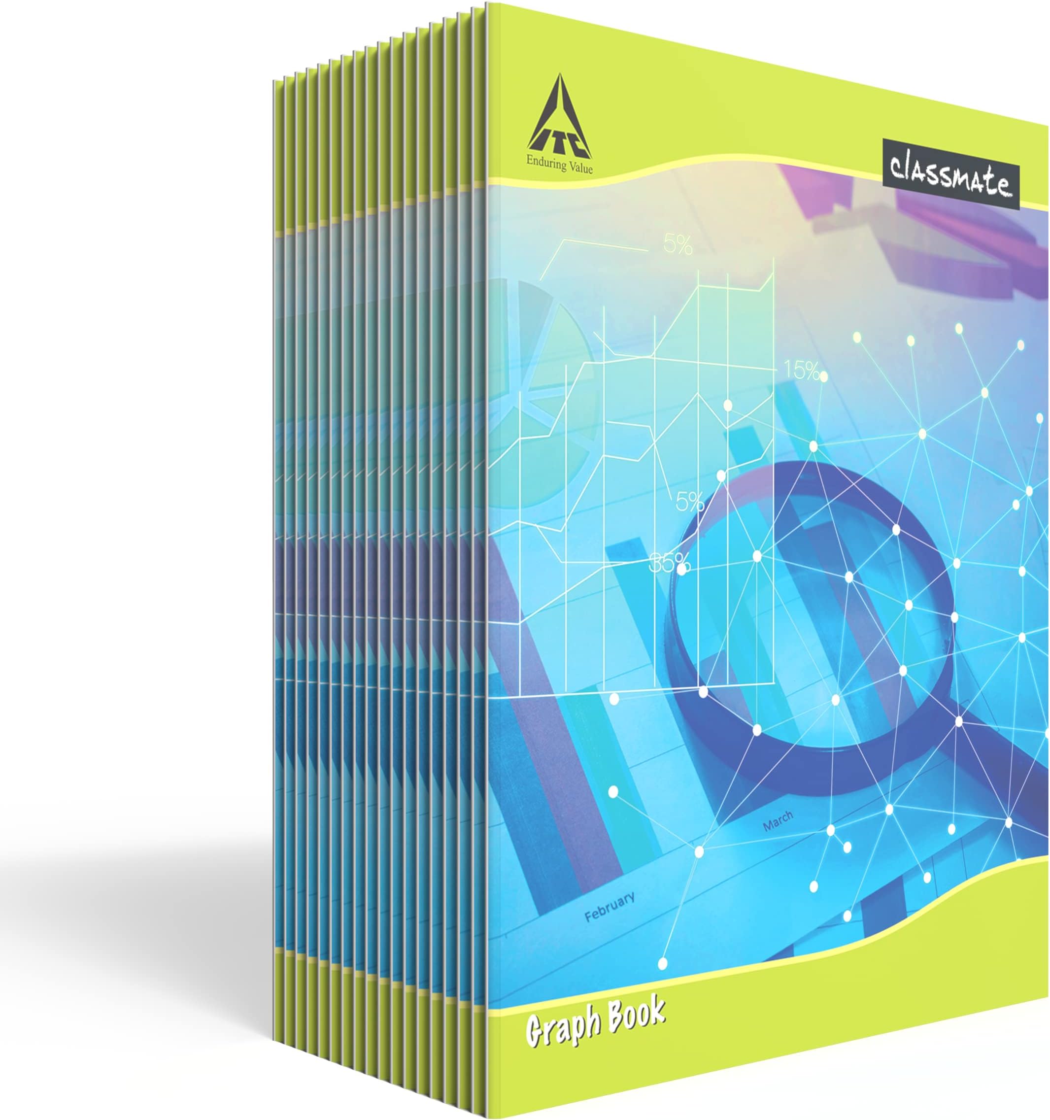 Classmate Exrecise Notebook - Graph (Square - 1 mm/Single Line) , 64 ...