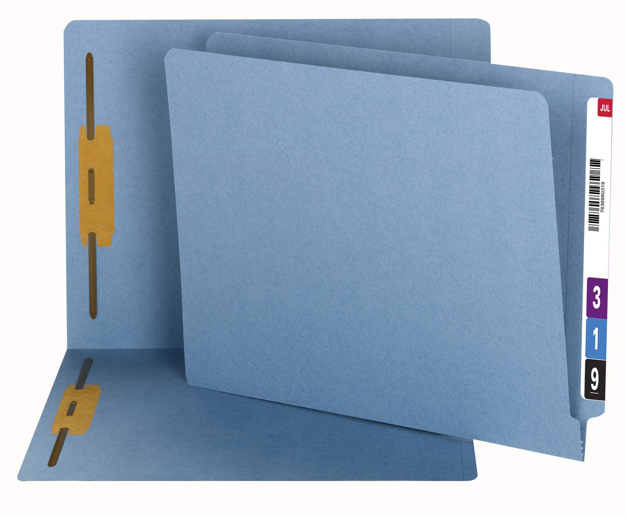 File Folder Tabs Smead 28040 Blue End Tab Fastener File Folder, Shelf ...