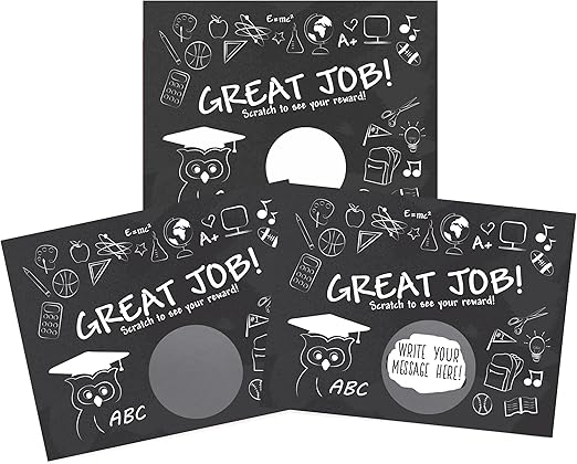 Amazon.com: My Scratch Offs Scratch-Off Card Prizes for Students ...