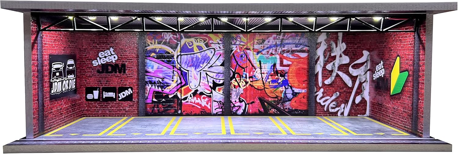 Malamfans 1/64 for Hot Wheels JDM Scenarios Display Case - 1/64 Scale ...