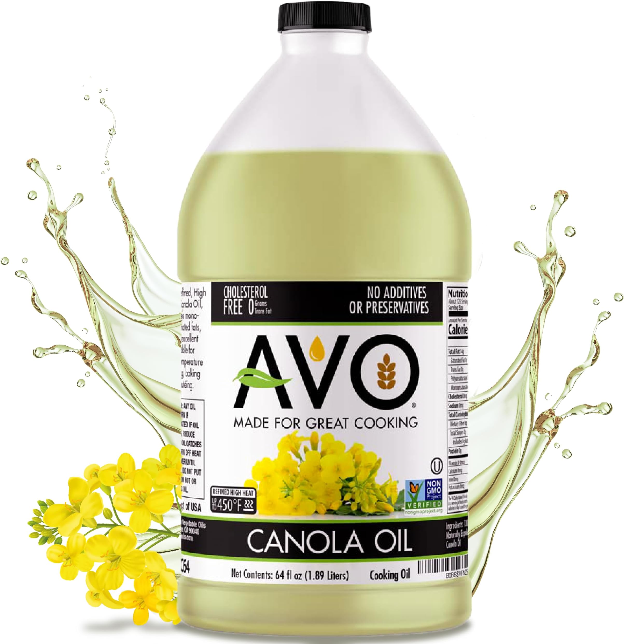 Amazon.com : Healthy Harvest Canola Oil, Naturally Expeller Pressed ...