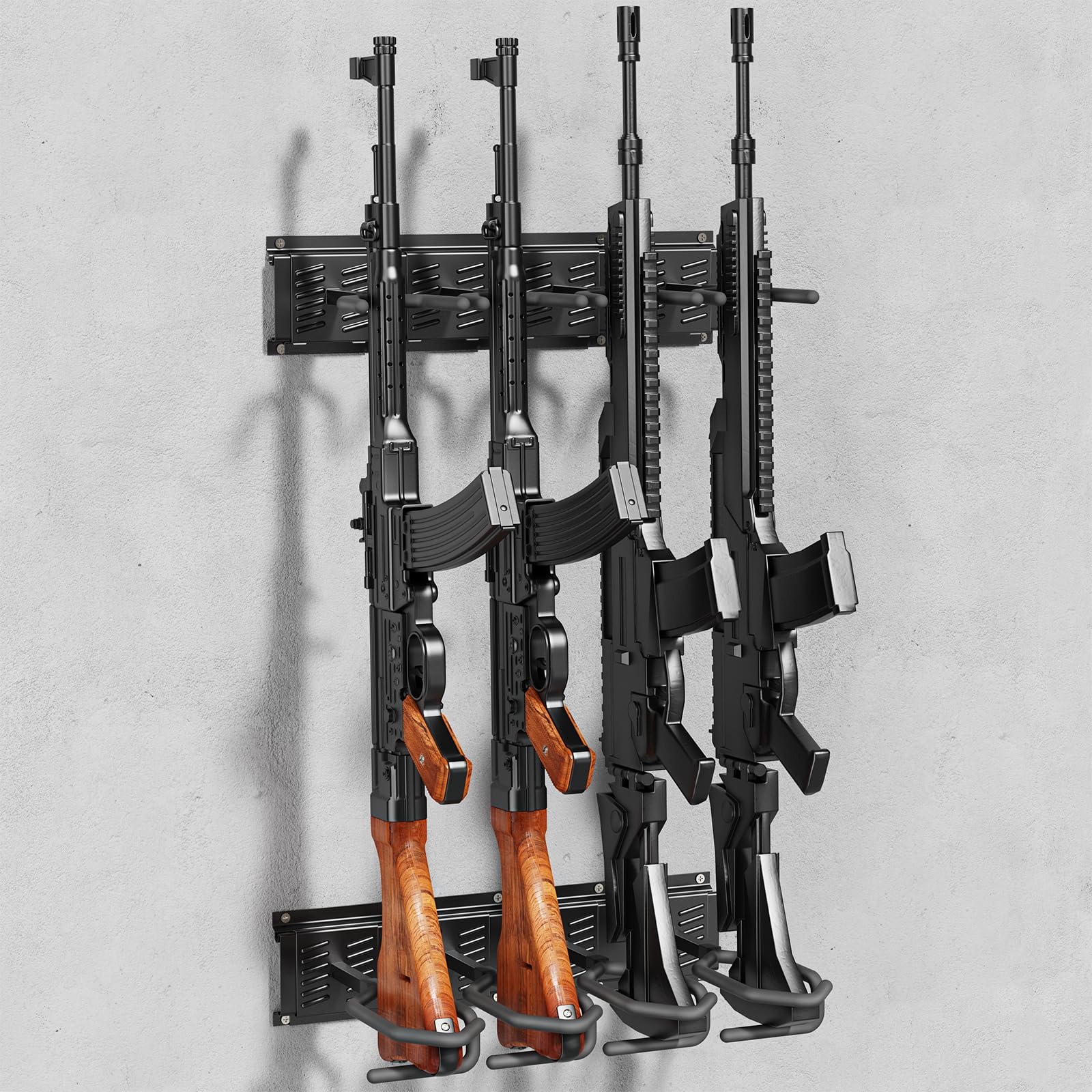 Snapklik.com : JBBTOOL Gun Rack Wall Mount, Adjustable Gun Racks For ...