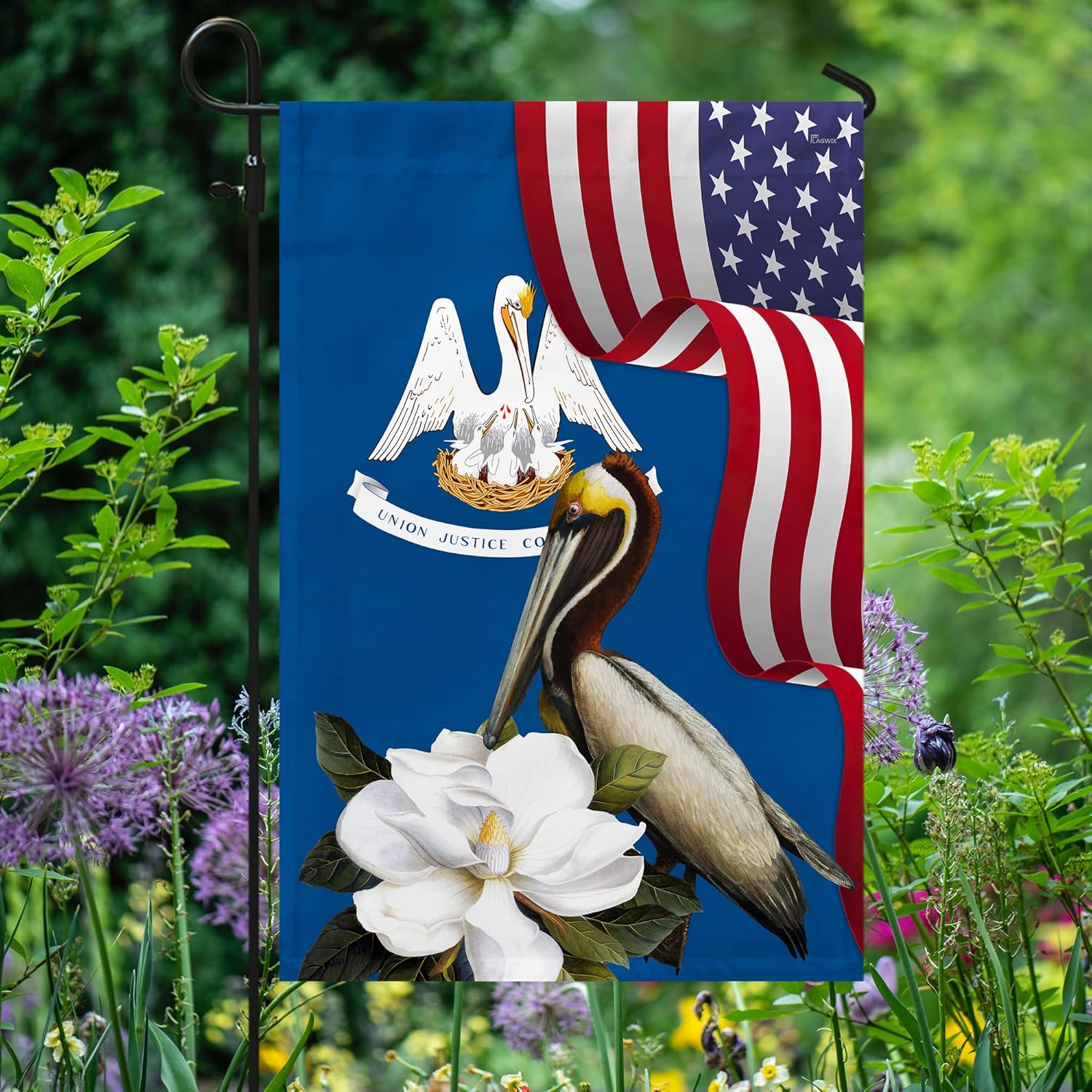 Amazon.com : Louisiana State Double Sided State Flags, Louisiana ...