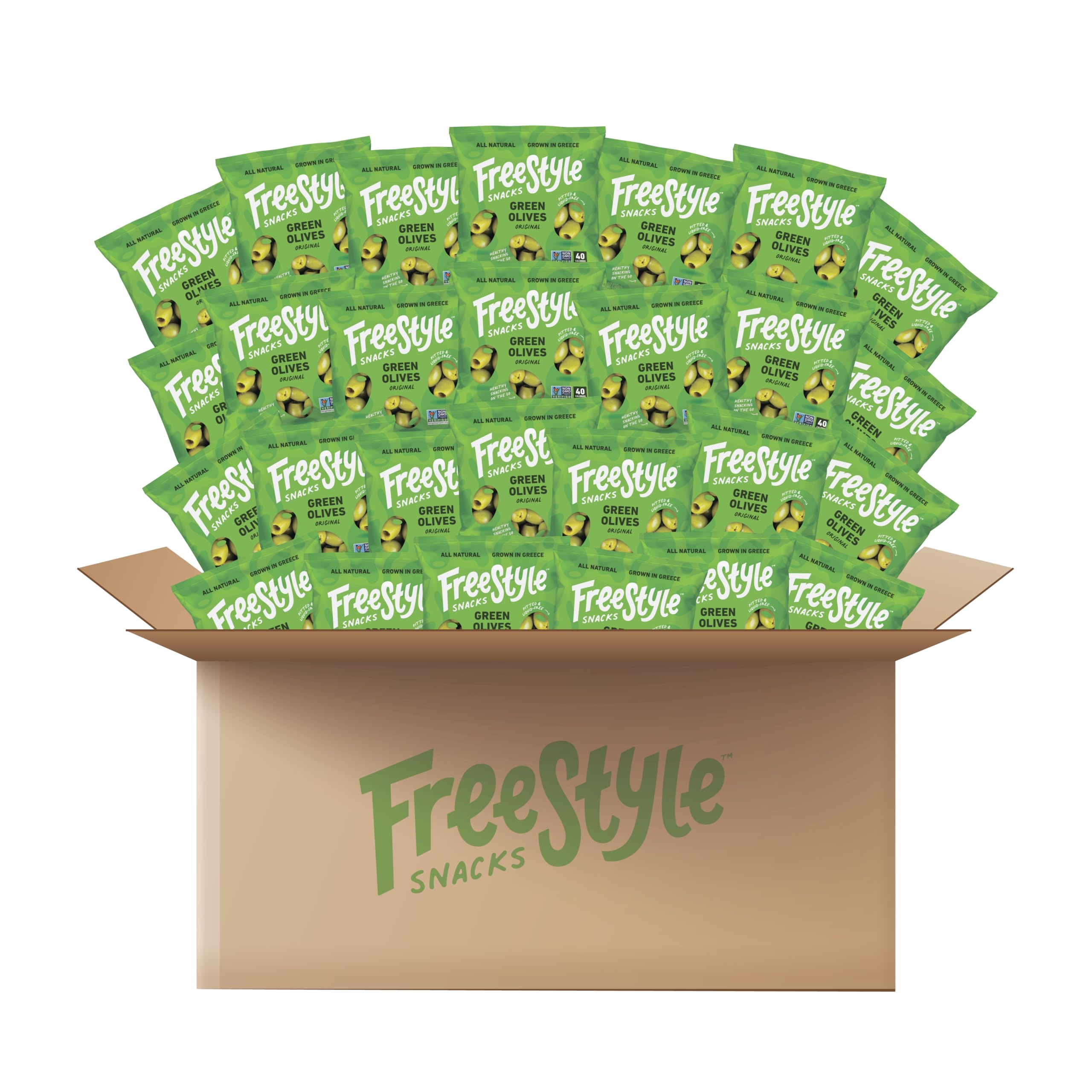 Snapklik.com : Freestyle Snacks Olive Snack Packs - Bulk Party Pack ...