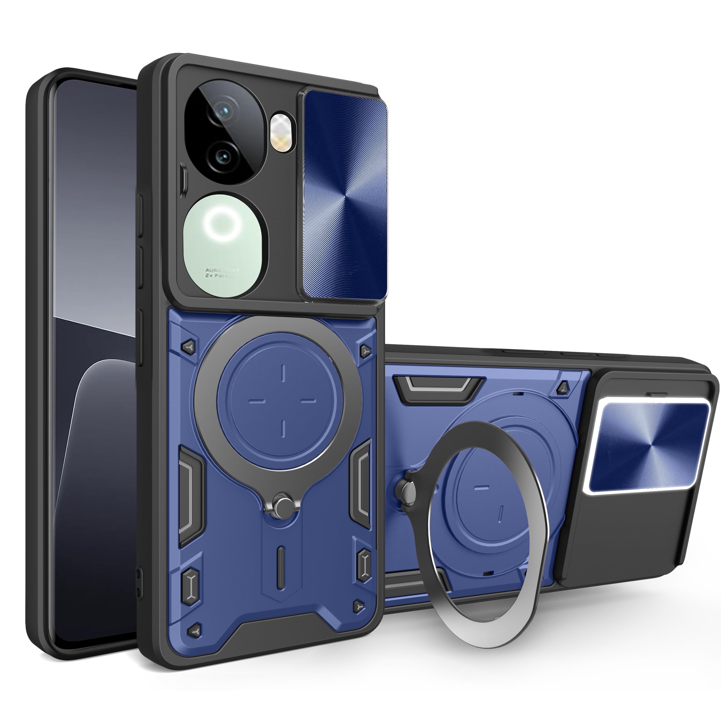 SPAZY CASE® iQOO Z9s 5G / Vivo V40e Back Case | Hybrid Case with 360 ...