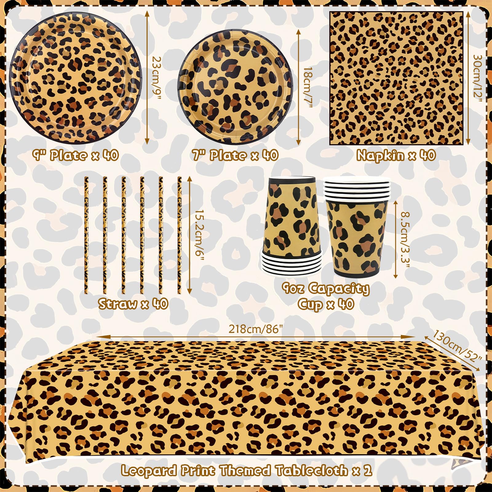 Cheetah Baby Shower Supplies Pink Leopard Print Edible Image Baby