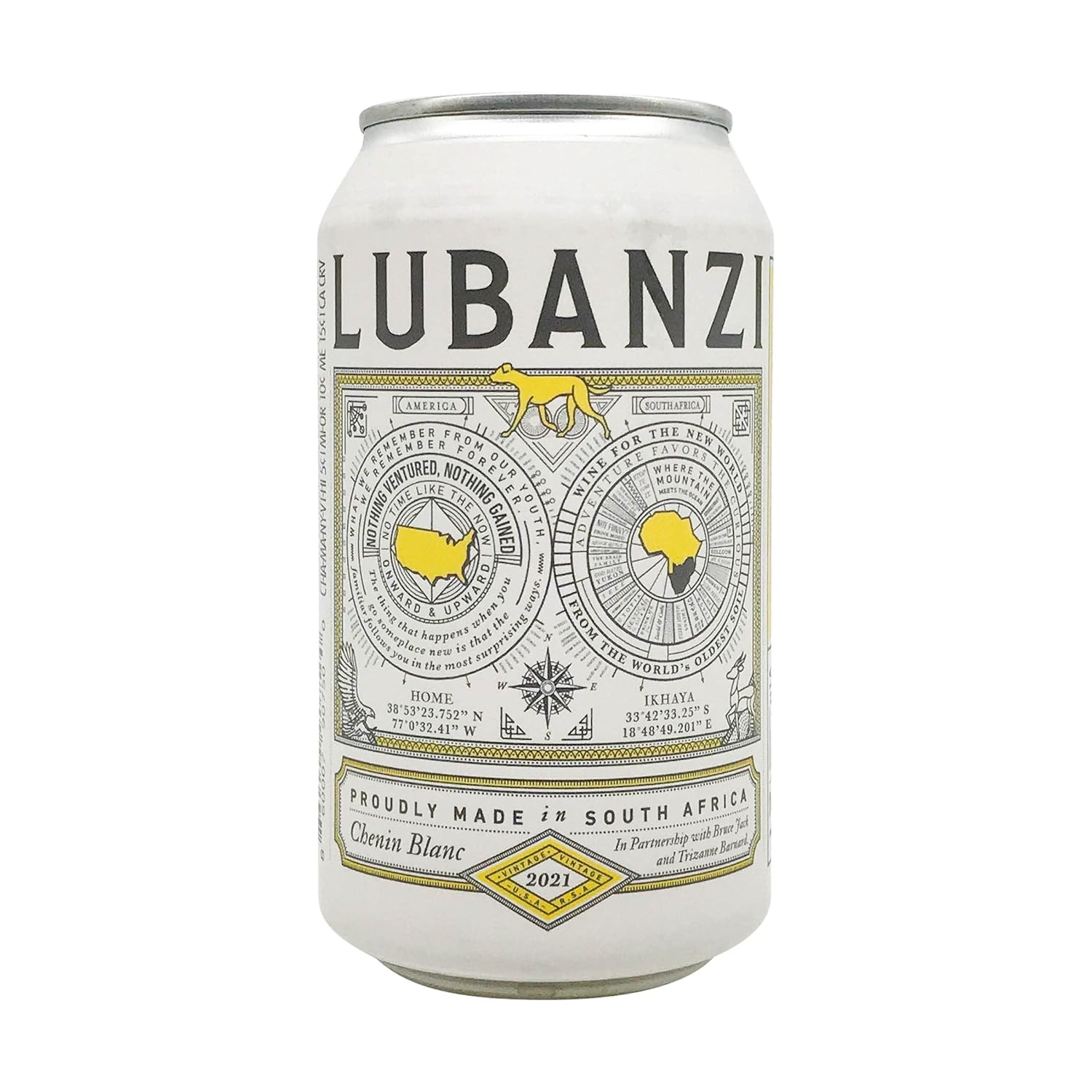 Lubanzi Chenin Blanc 355Ml Can, 355 Ml at Amazon's Wine Store