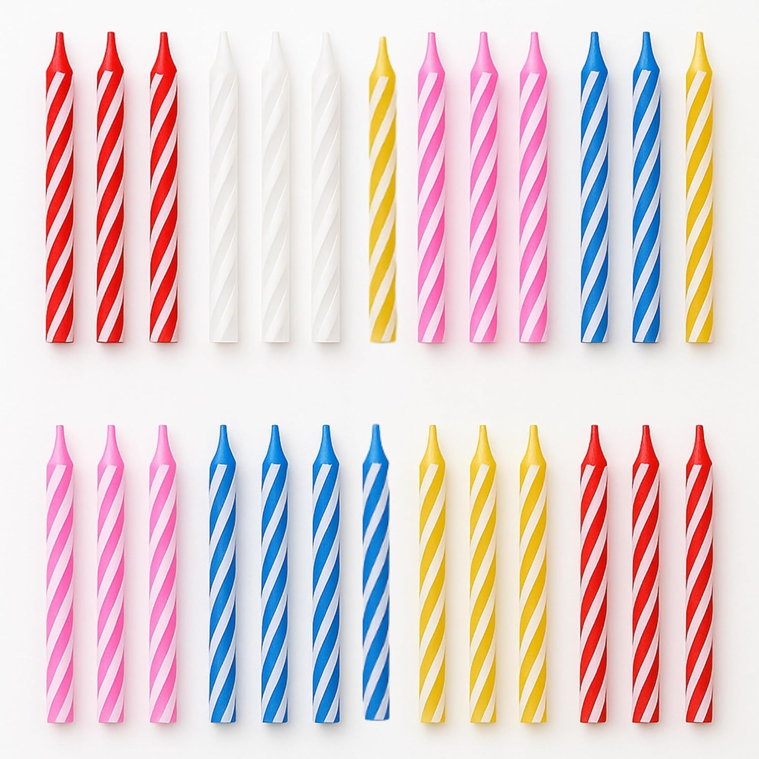 Amazon.com: by Tugba Aydan - Birthday Candle - 72 Count Mix Color ...
