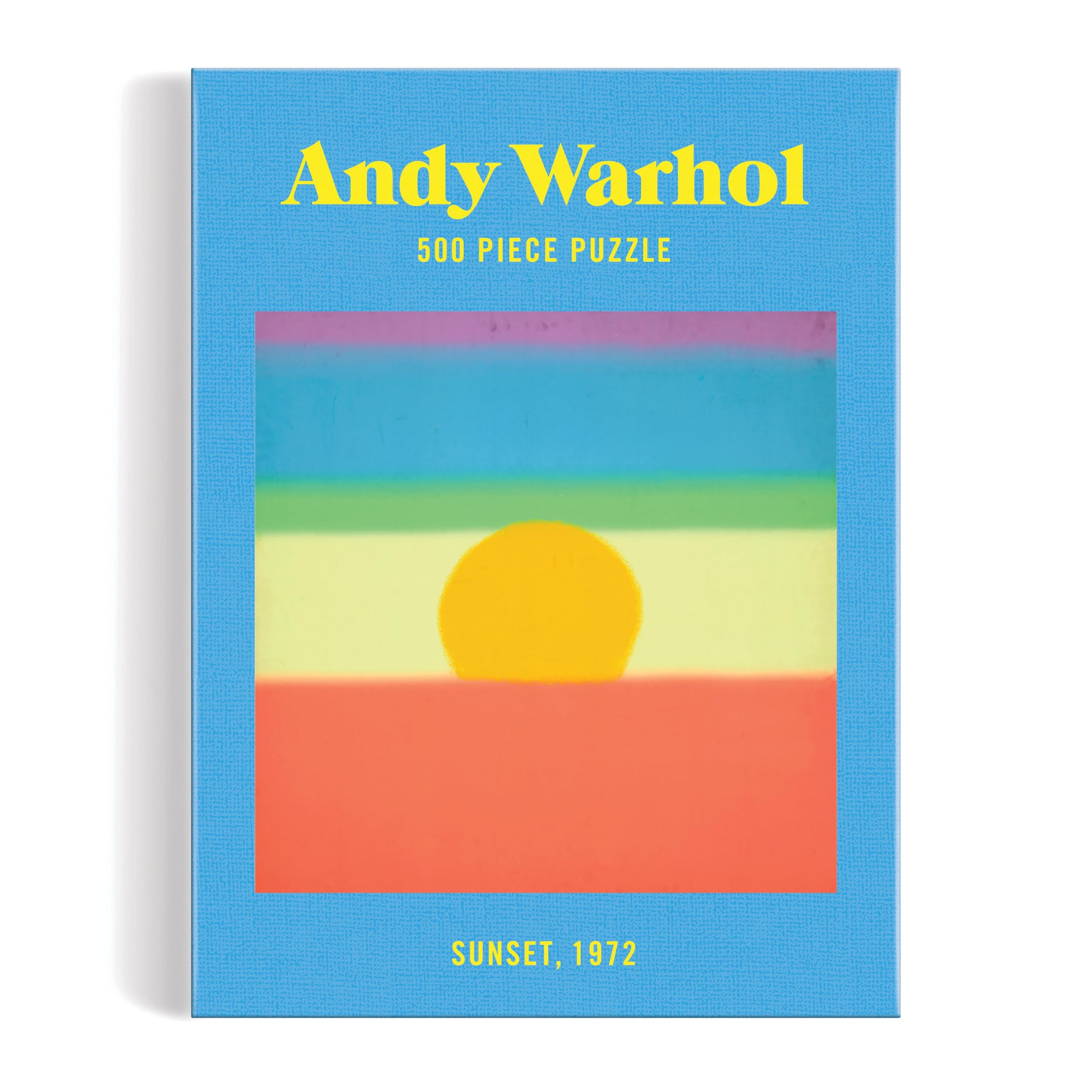 Amazon.com: Galison Andy Warhol Sunset – 500 Piece Book Puzzle with Iconic Warhol Sunset Artwork ...