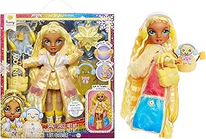 Amazon.com: Rainbow High Winter Wonderland Sunny - Yellow 11” Fashion ...