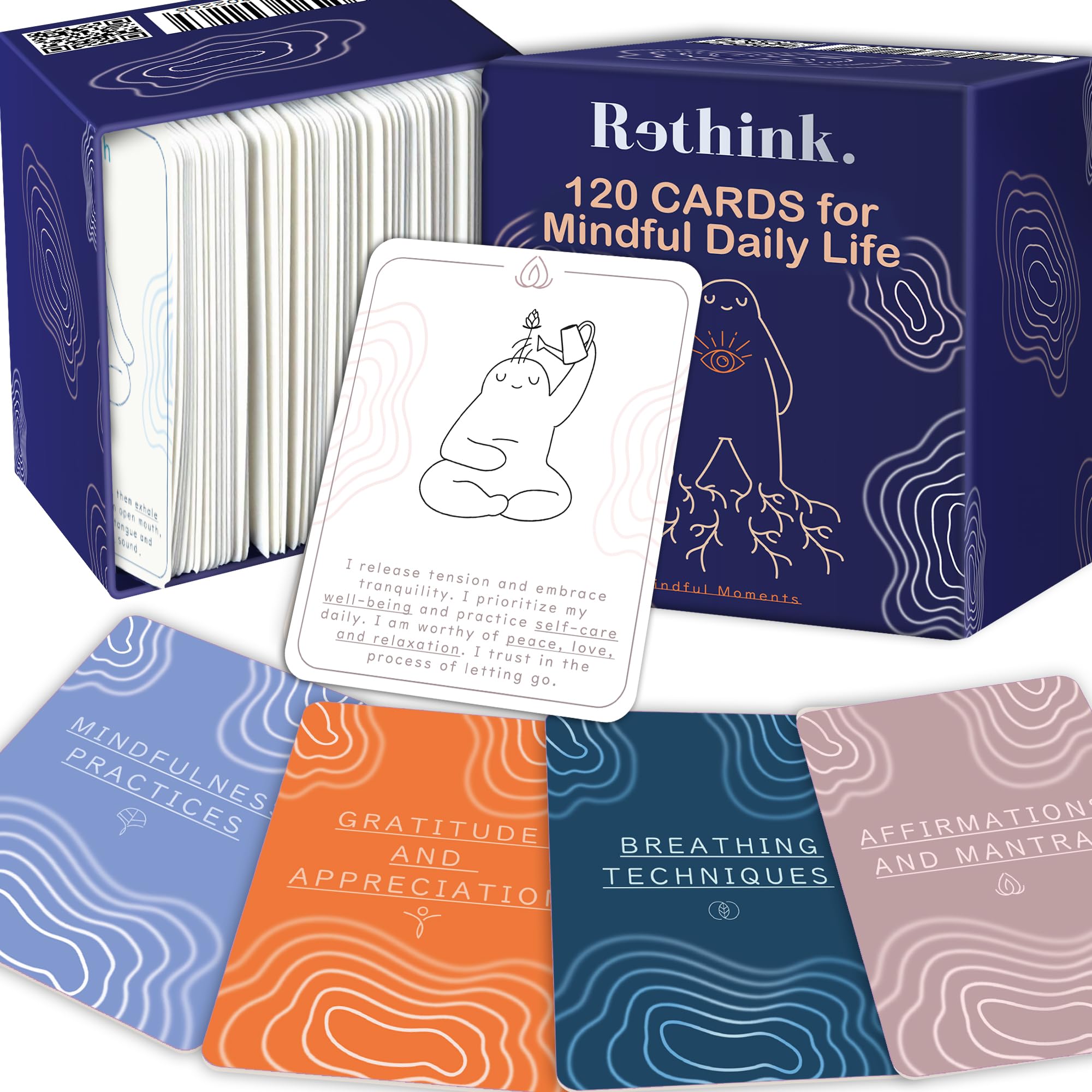 Amazon.com: QUOKKA Meditation Cards - 120 Cards for Adults - Anxiety ...