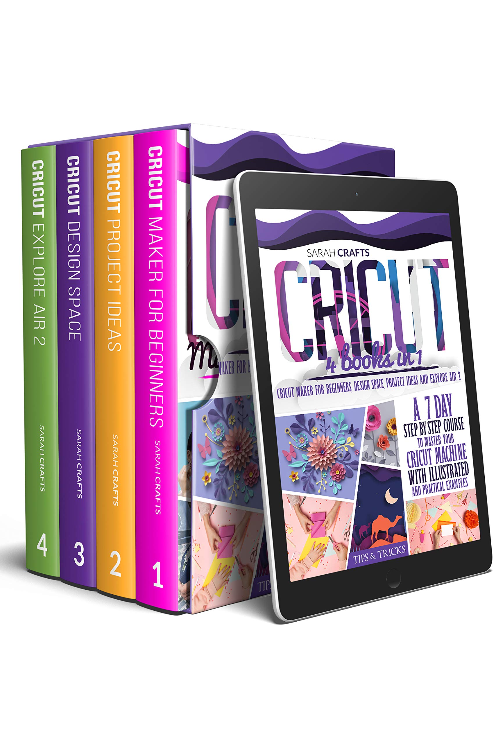 Buy Cricut : 4 books in 1: Cricut Maker For Beginners, Design Space ...