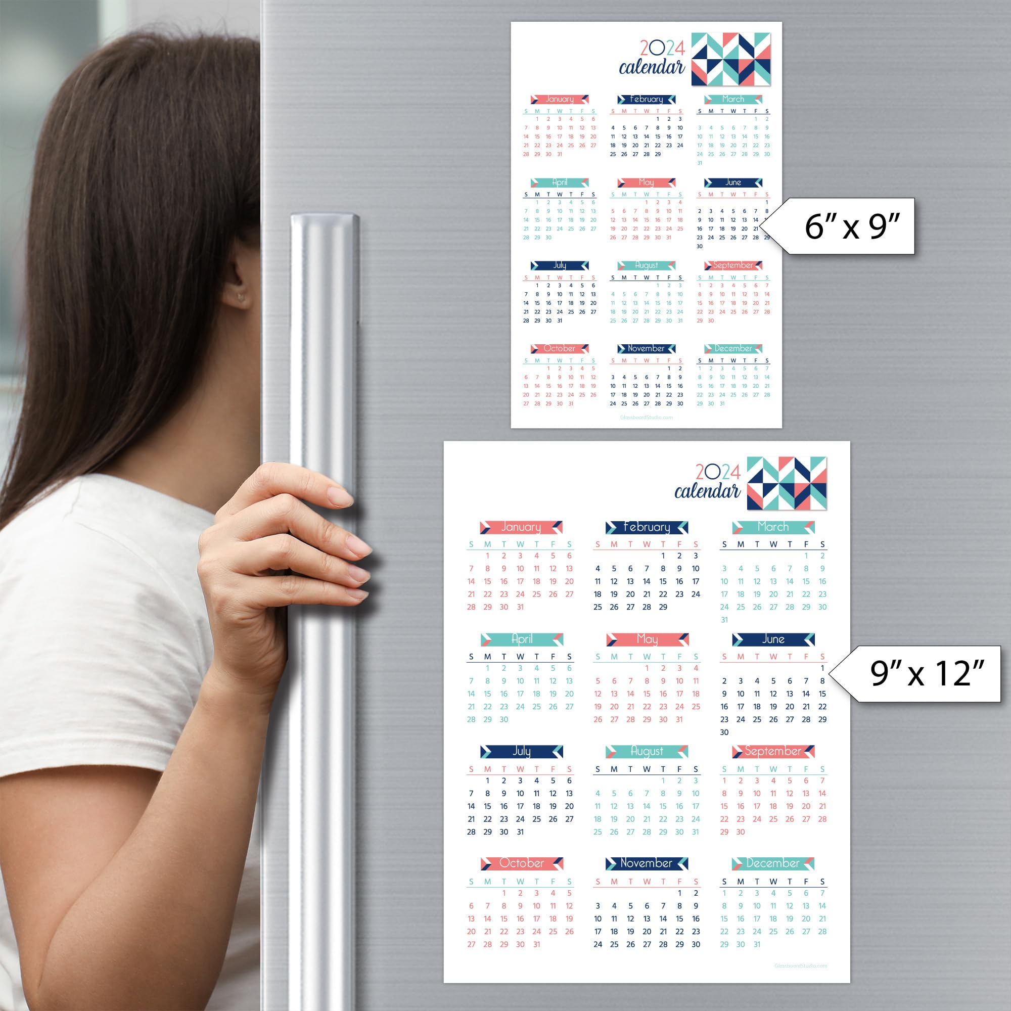 Snapklik.com : Annual Year-At-A-Glance Calendar Sticker Decal Removable ...