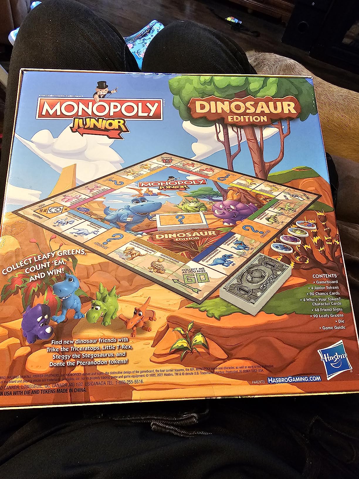 $4/mo - Finance Hasbro Gaming Monopoly Junior Dinosaur Edition Board ...