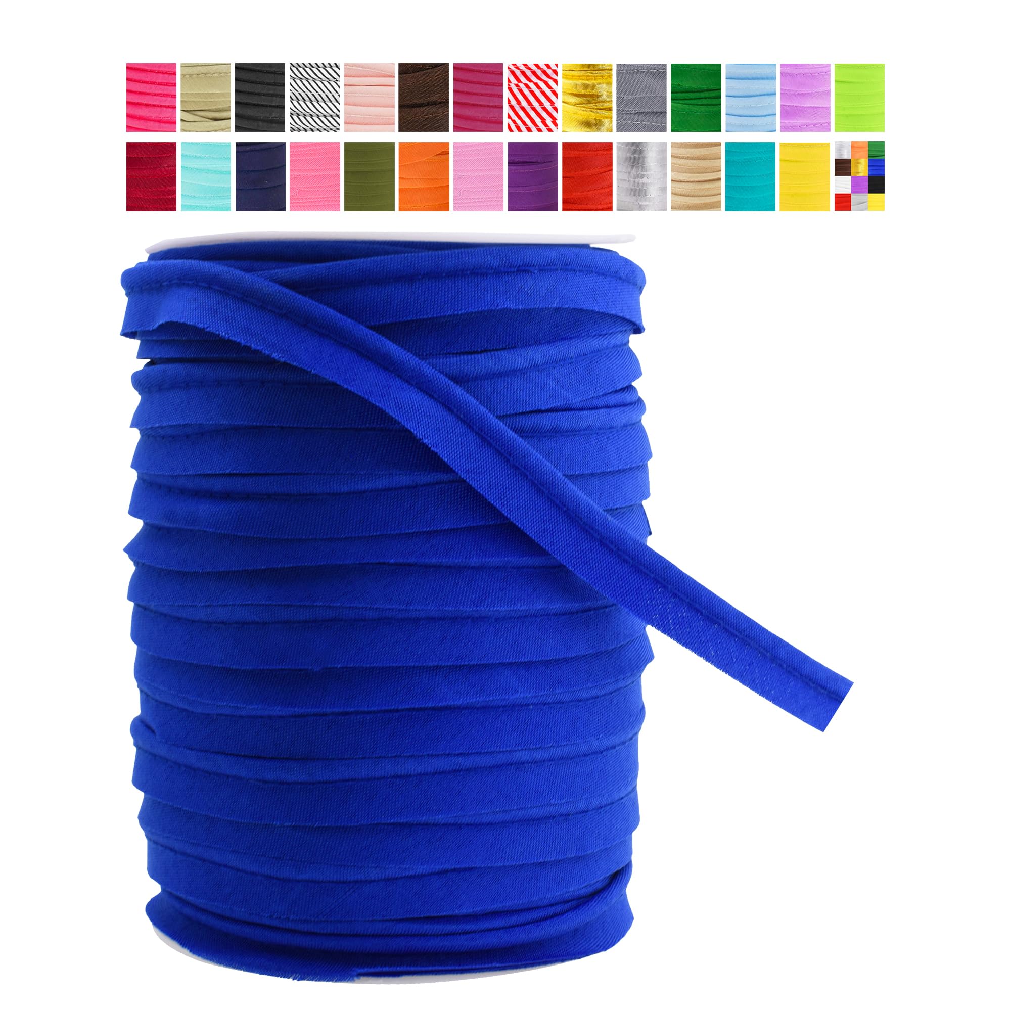 Amazon.com: Mandala Crafts Dark Blue Maxi Piping Bias Tape with Welting ...