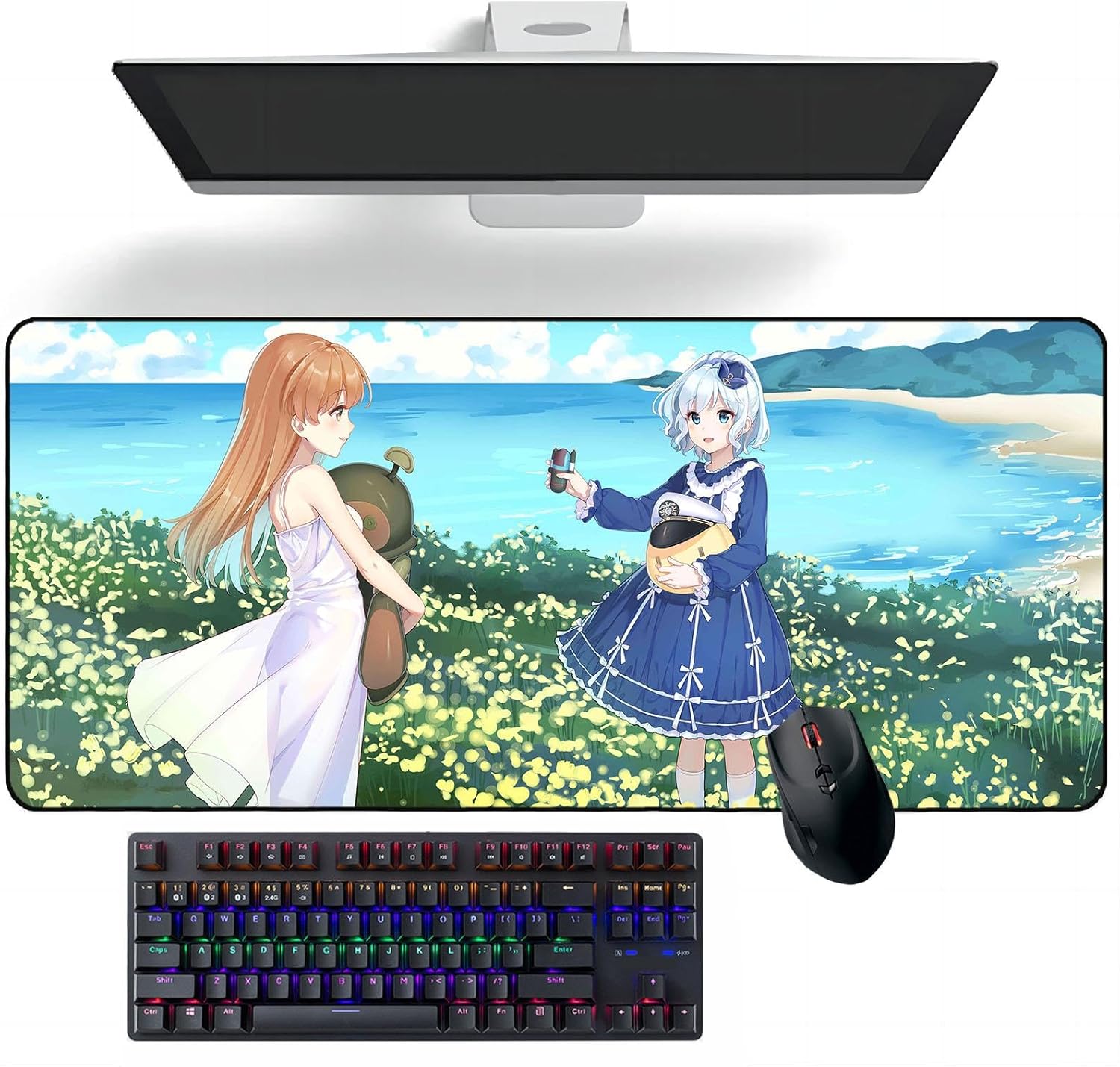 Amazon.com: ZEKYGPP Anime Mouse pad Anime Mouse Pads Deskmat Keyboard ...