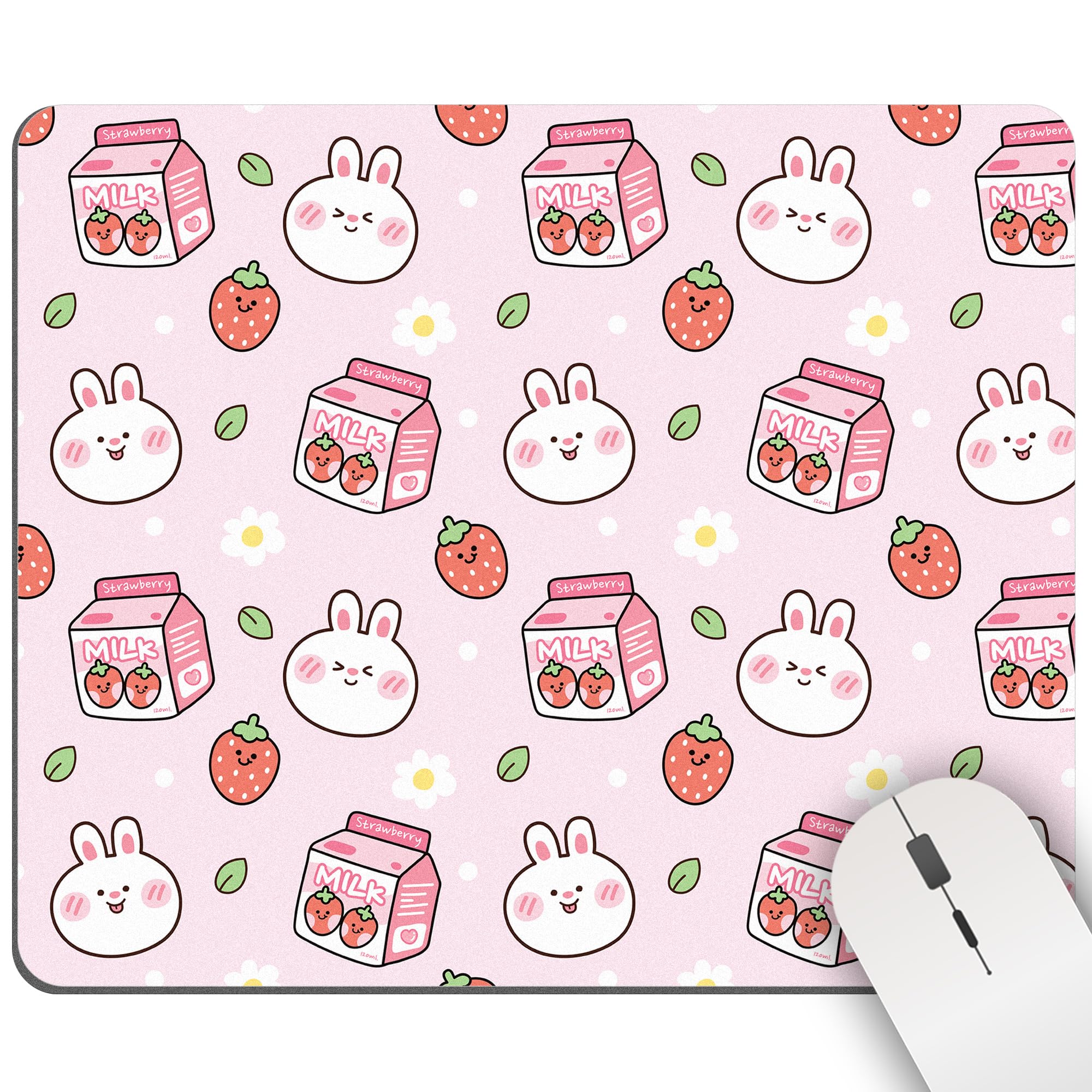 Amazon.com: Kawaii Mouse Pad, Pink Square Mouse Pads for Desks ...