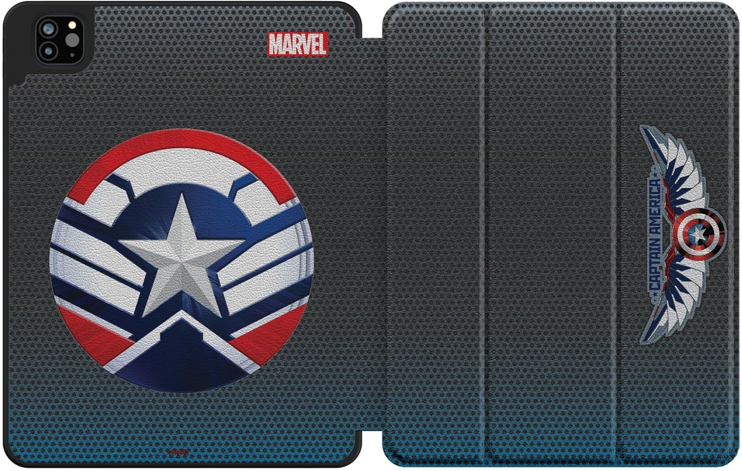 Amazon.com: Marvel Avengers Sam Wilson Captain America Grid Tablet Case ...