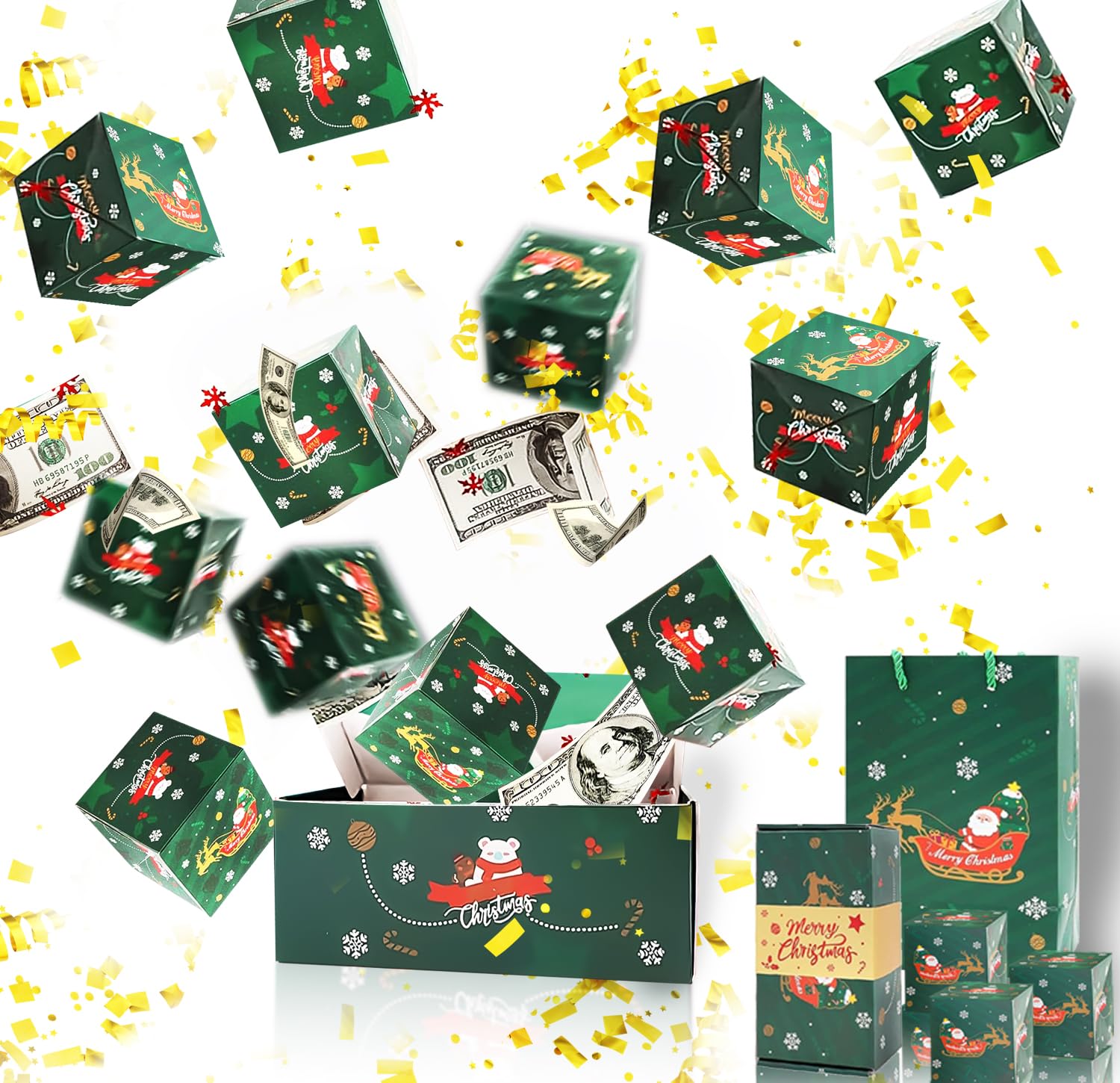18 pcs Pop Up Surprise Box, Unique Folding Explosion Box, Cash ...
