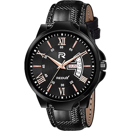 Buy Redux RWS0232S Analogue Black Dial Men's & Boy's Watch (Check Black ...