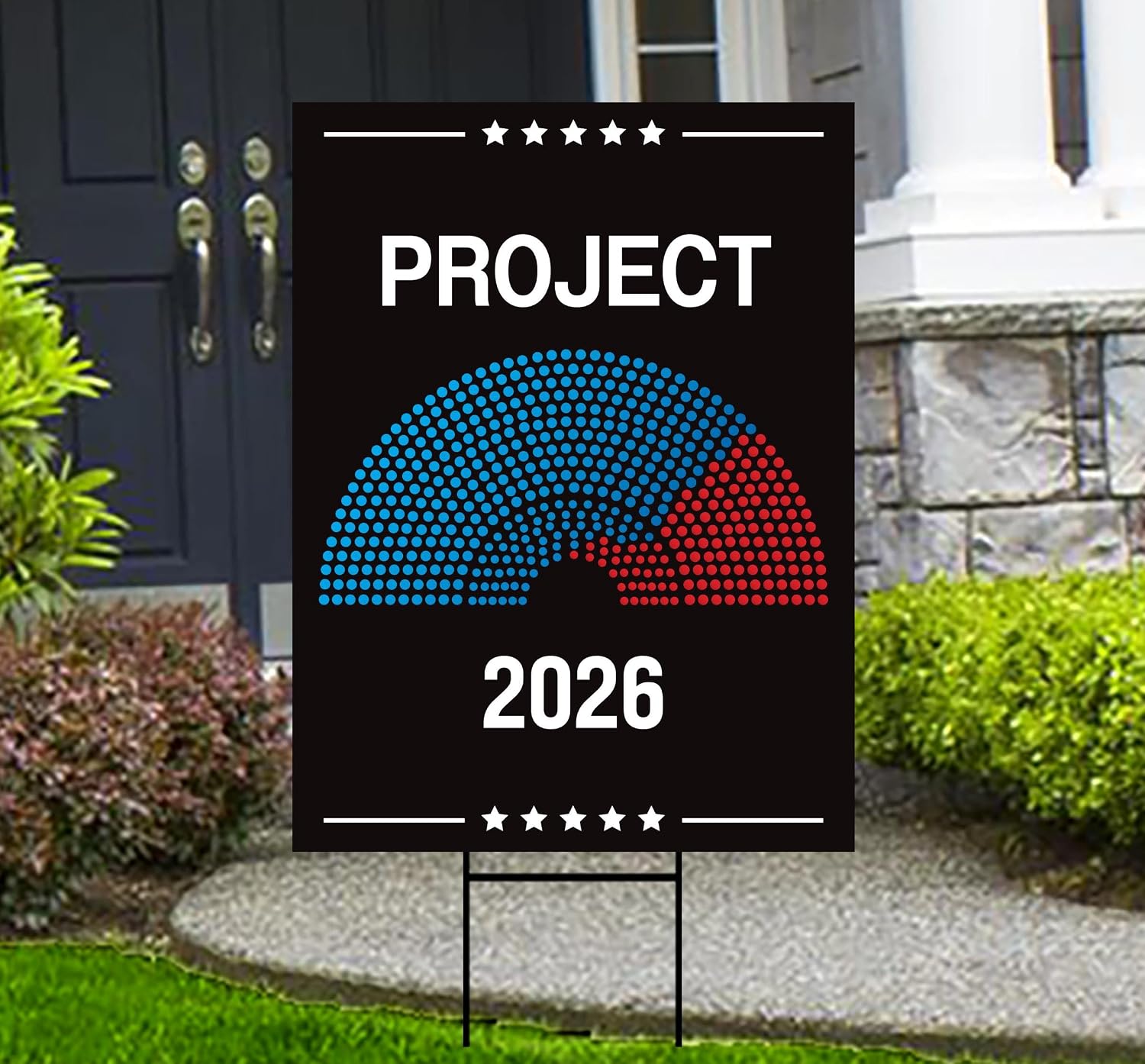 Amazon.com : Project 2026 Protest Yard Sign - No Kings In America Lawn ...
