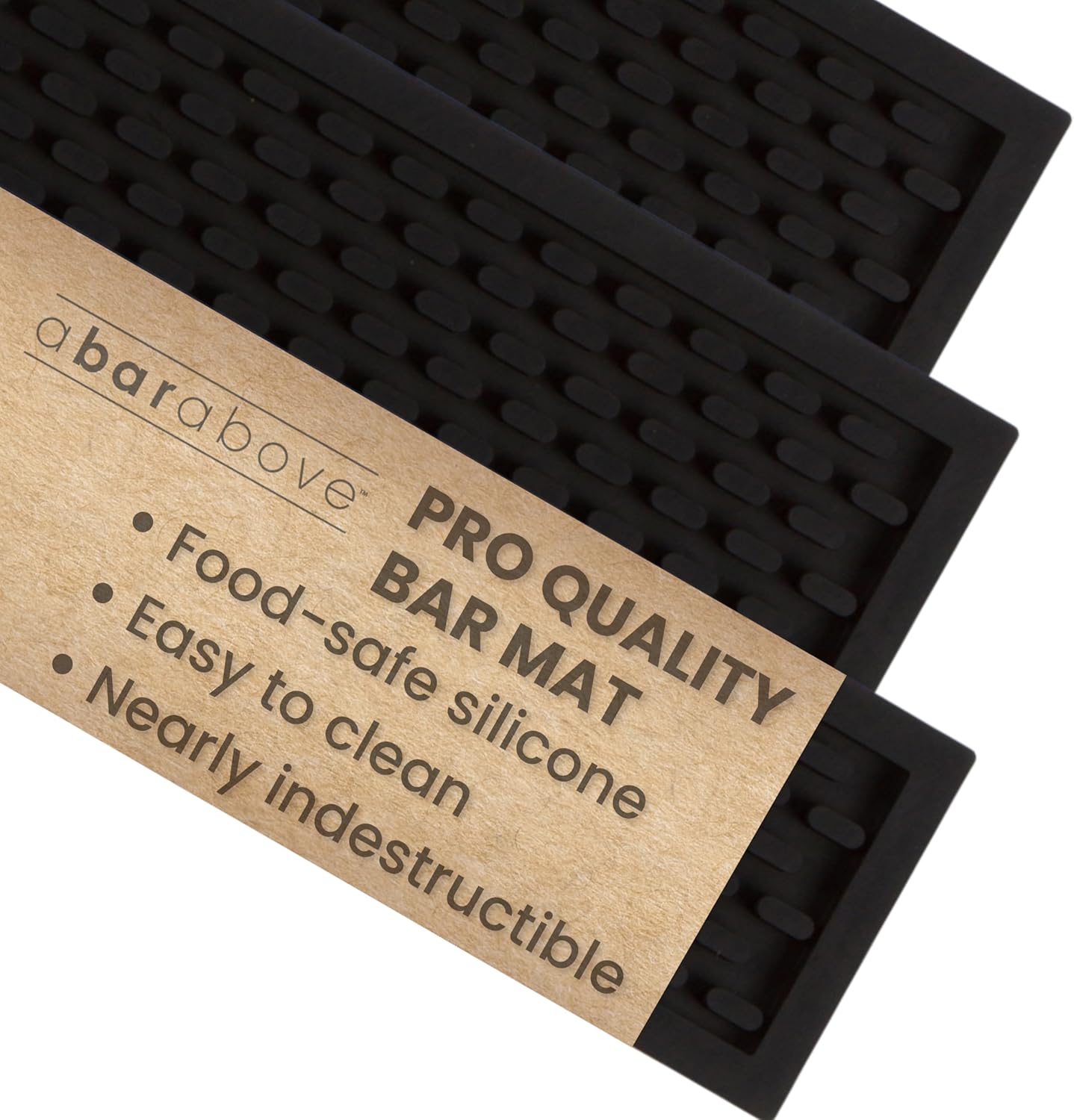 Amazon.com: Premium A Bar Above Heavy Duty Bar Mat, Food Safe Silicone ...