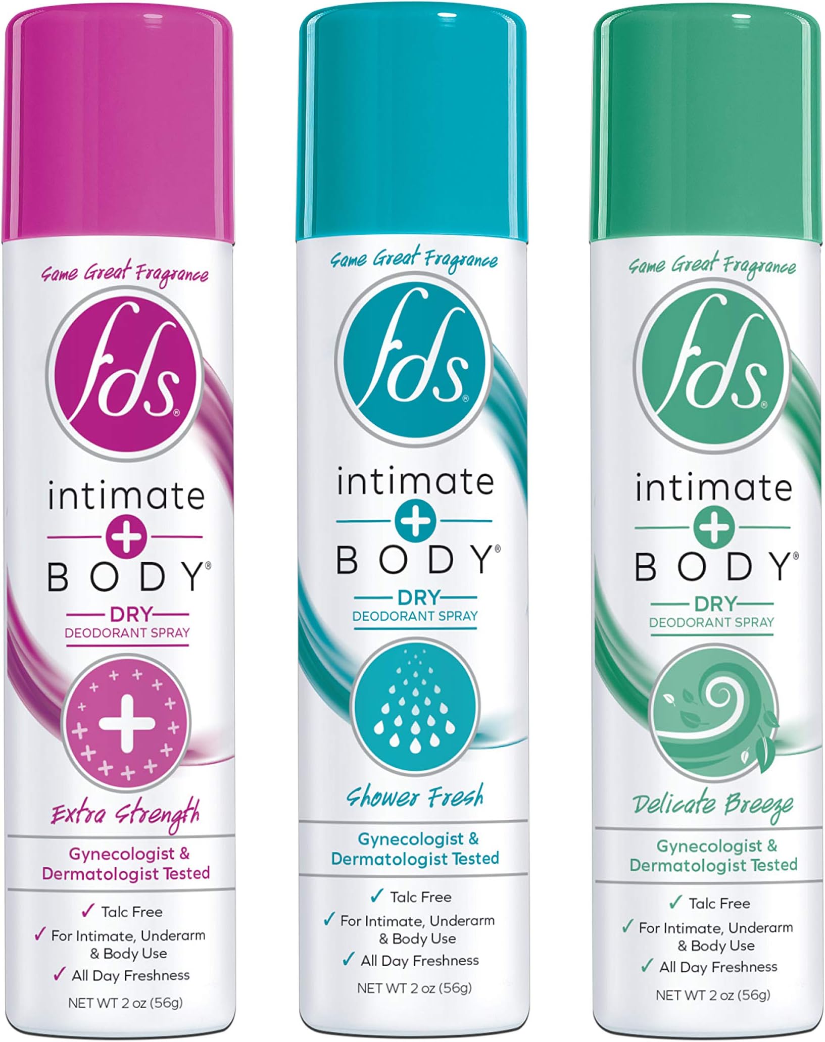 Amazon.com : FDS Extra Strength Feminine Spray, 2 oz (56 g) each (Pack ...