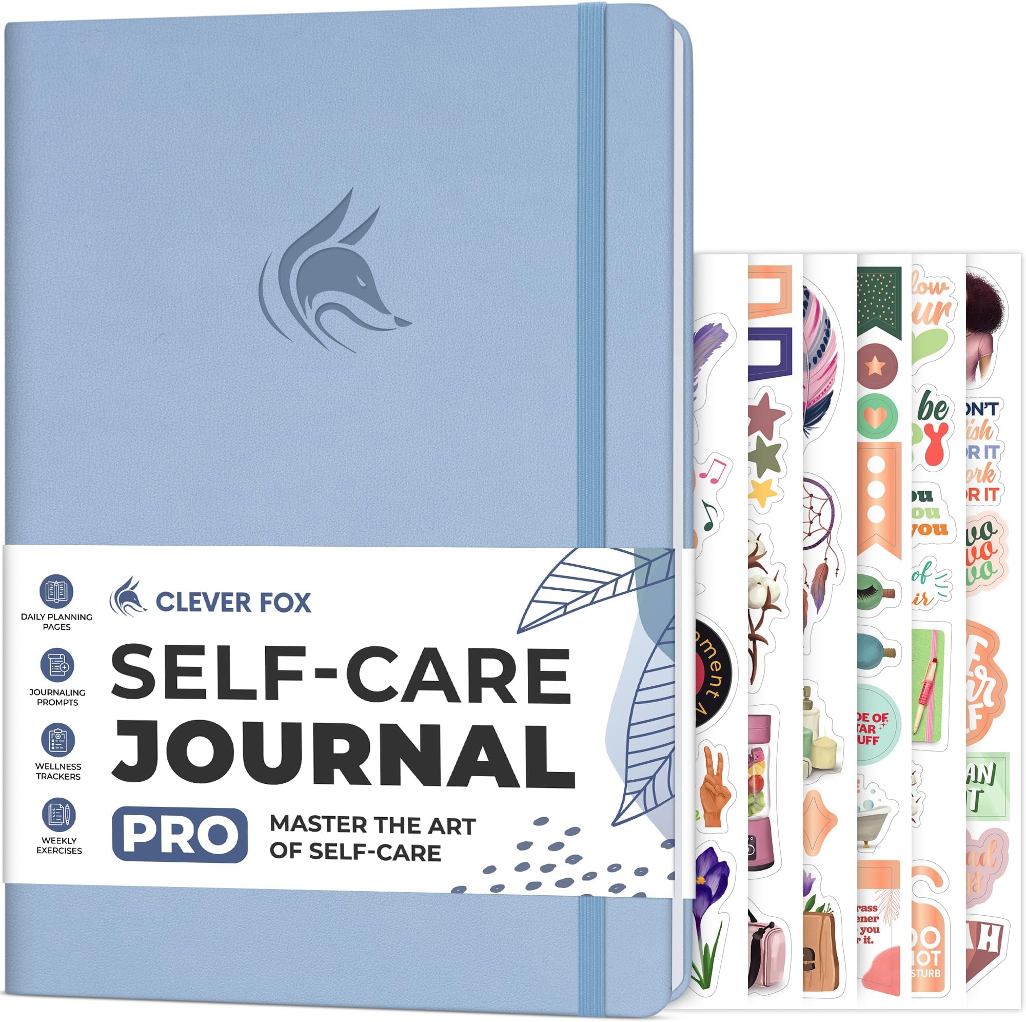 Amazon.com : Clever Fox Self-Care Journal – Daily Reflection Notebook ...