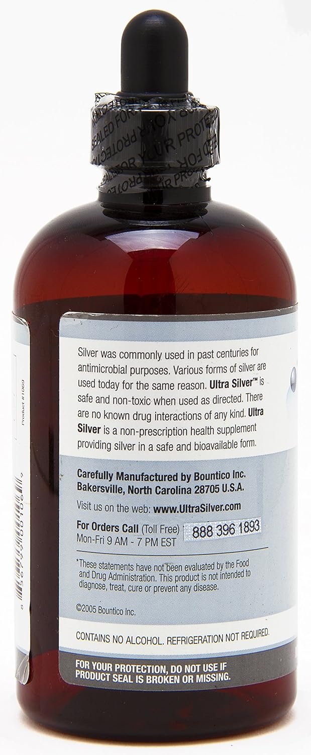 Ultra Silver® Colloidal Silver - 5,000 PPM, 8 Oz - Mineral Supplement ...