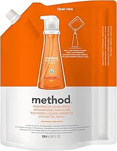 Method Clementine Washing Up Liquid Refill 1064 ml : Amazon.co.uk: Grocery