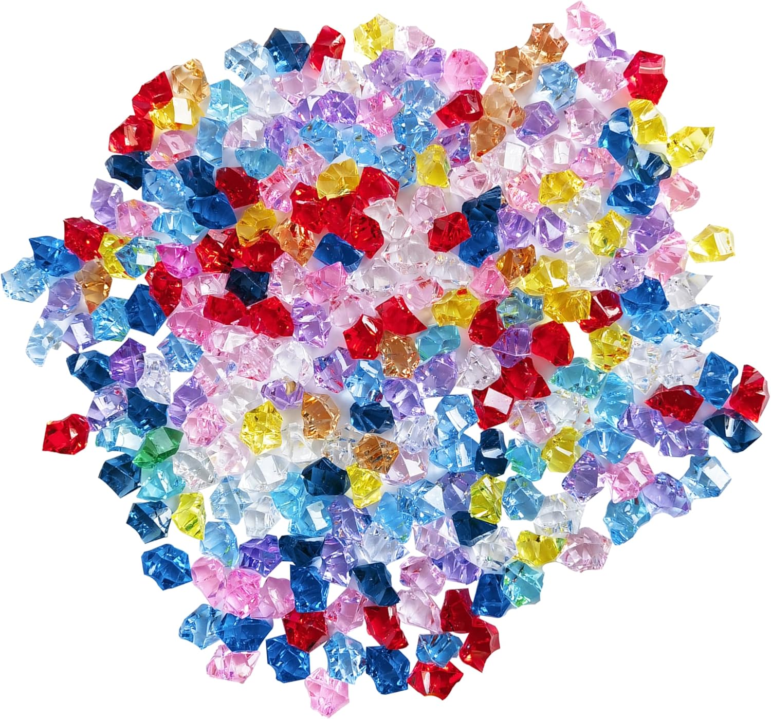 Neez Reusable Ice Cubes (300 PCS) - Clear Plastic Ice Cubes Reusable ...