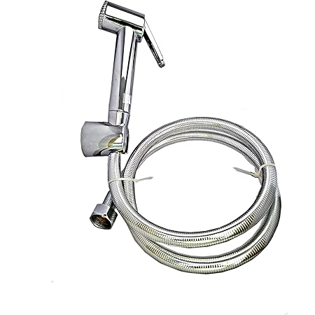 Cera F8030103 Health Faucet ABS Body with Wall Hook Braided Rubber Hose ...
