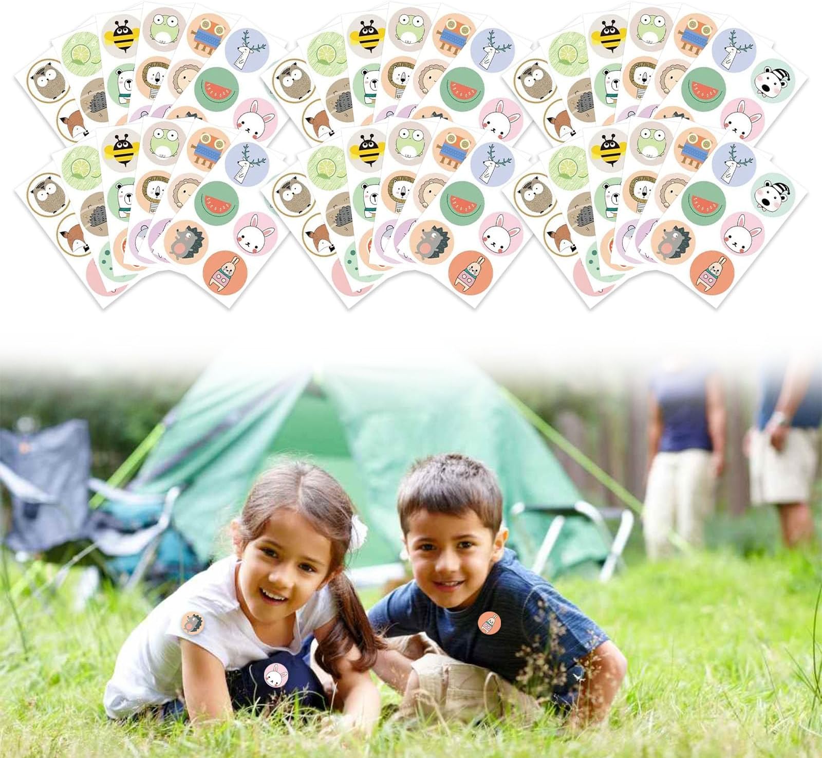 BAOSROY Moskitoschutz Aufkleber,108pcs Anti Moskito Pflaster,Moskito ...