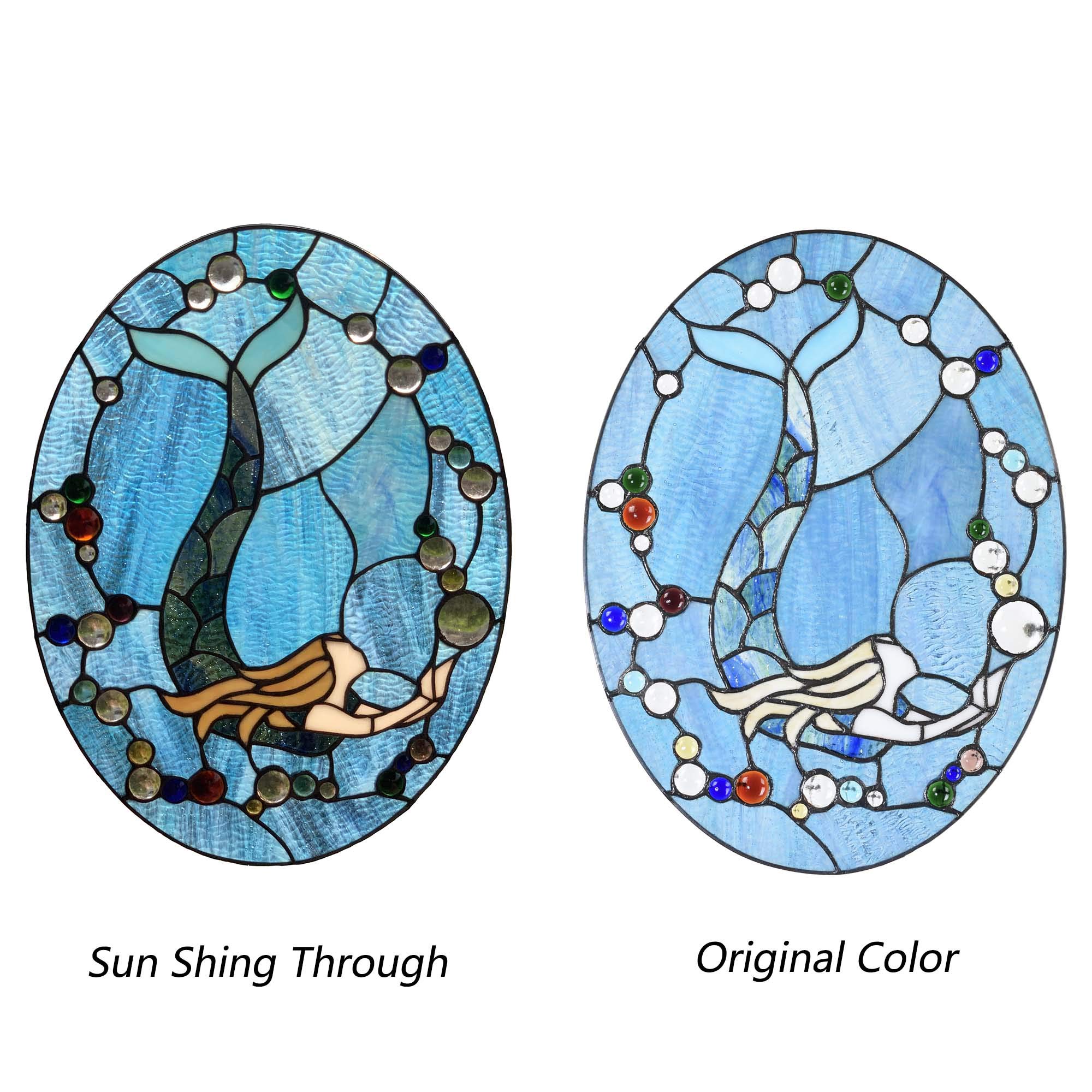 Mermaid Stained Glass Designs Stained Glass Windows Art