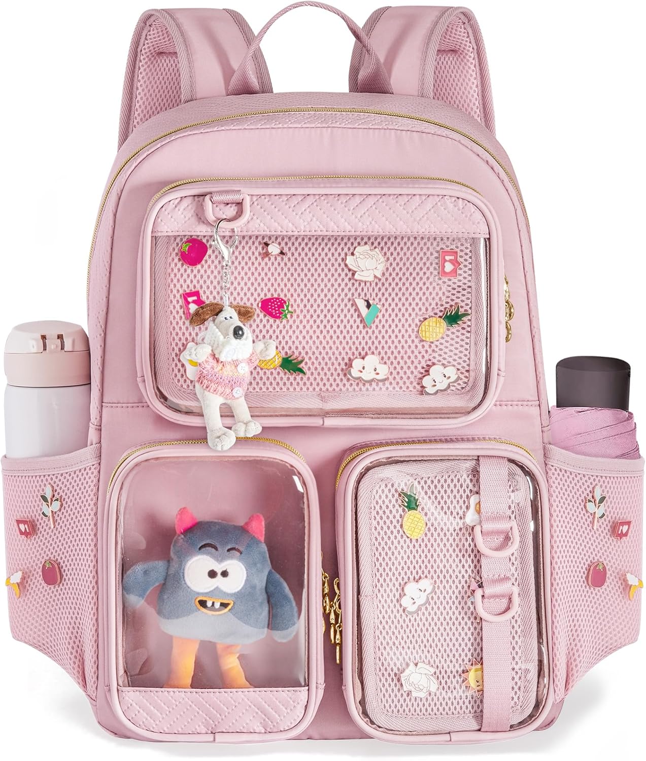 Amazon.com: Prokva Ita Bag Pin Display Backpack with Insert, Kawaii ...