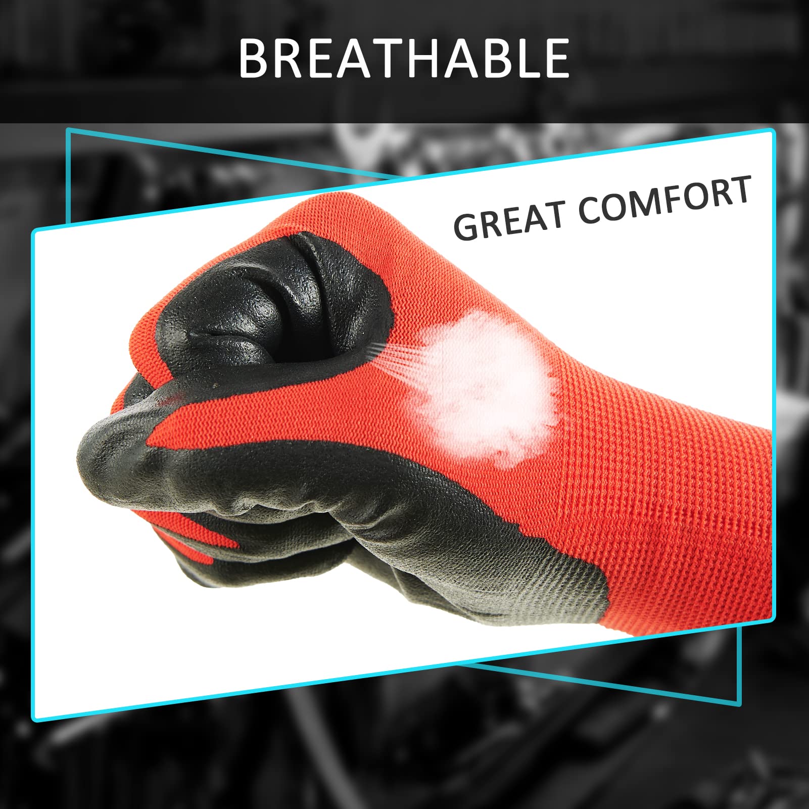 V TRUST 6 Pairs Safety Work Gloves, Smart Screen Touch Work Gloves ...