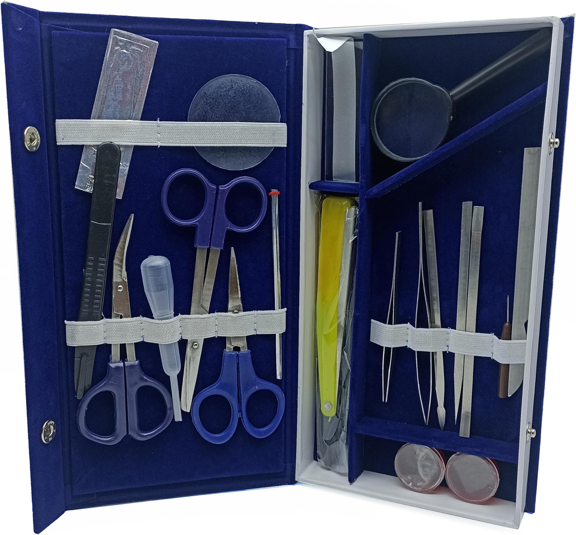 CRAFTWAFT BIOLOGY BOX DISSECTION BOX SET WITH ALL INSTRUMENTS STAINLESS ...
