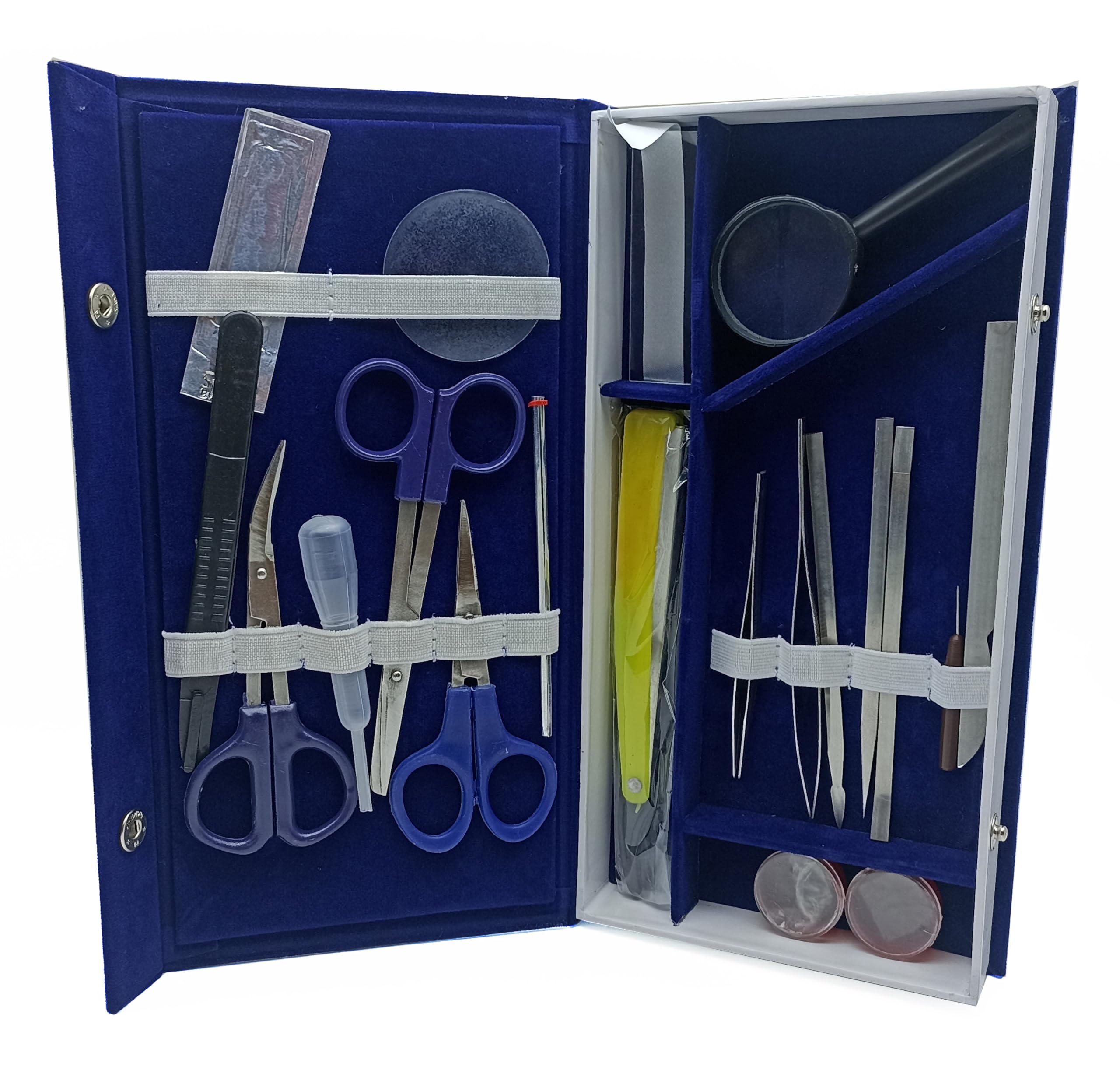 CRAFTWAFT BIOLOGY BOX DISSECTION BOX SET WITH ALL INSTRUMENTS STAINLESS ...