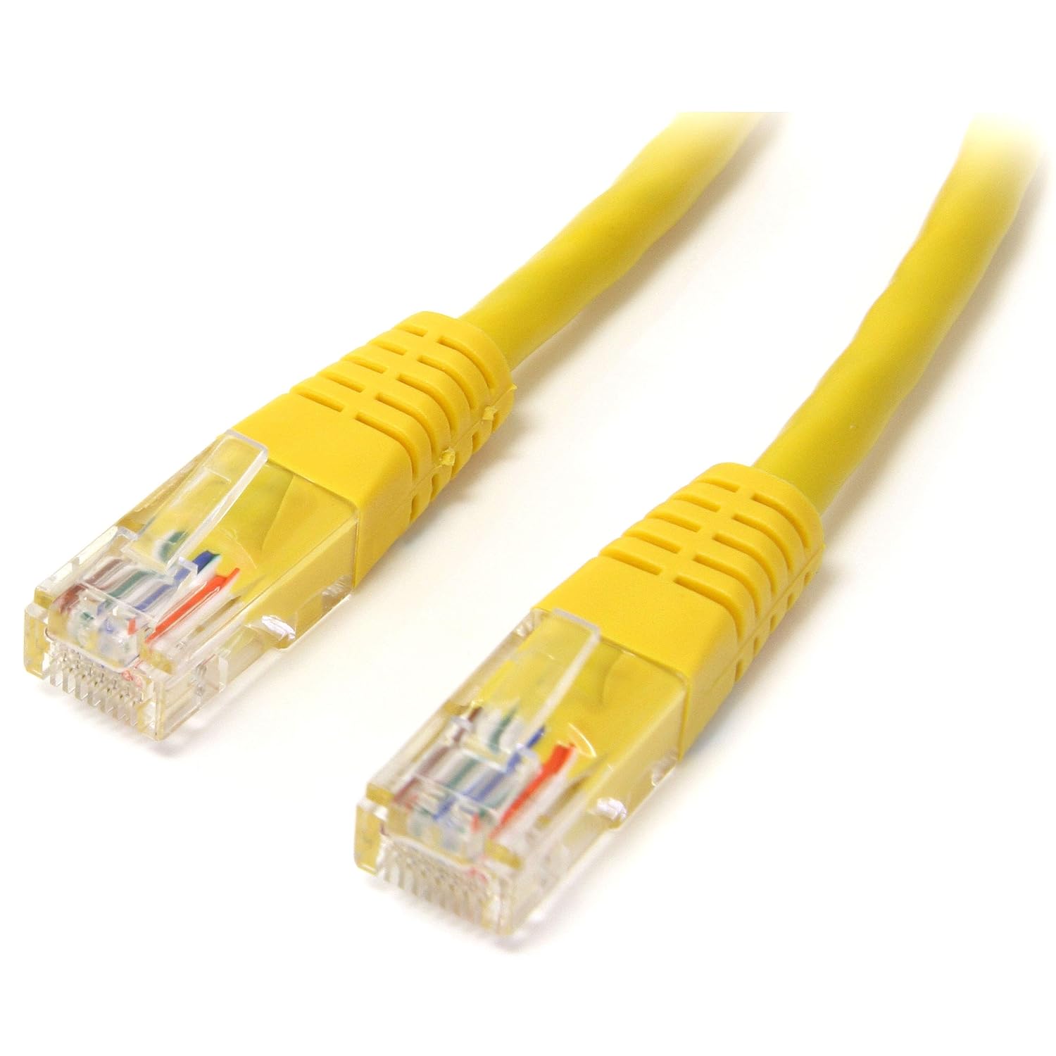Amazon.com: StarTech.com Cat5e Ethernet Cable - 10 ft - Yellow - Patch ...