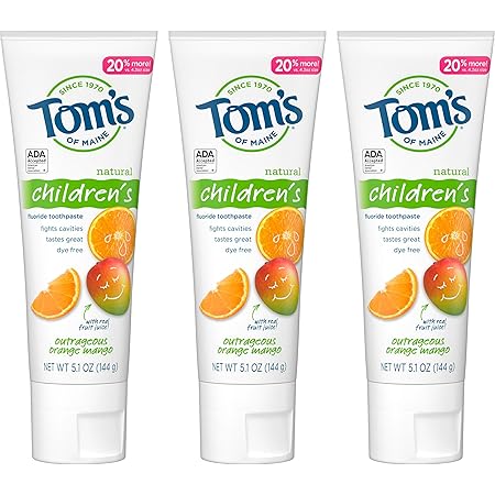 Amazon.com: Tanner's Tasty Paste Vanilla Bling - Anticavity Fluoride ...