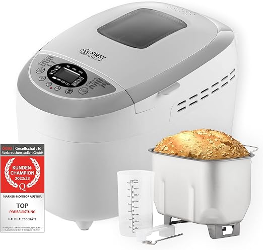 Amazon.de: TZS First Austria Brotbackautomat | automatisch 750g-1250g ...
