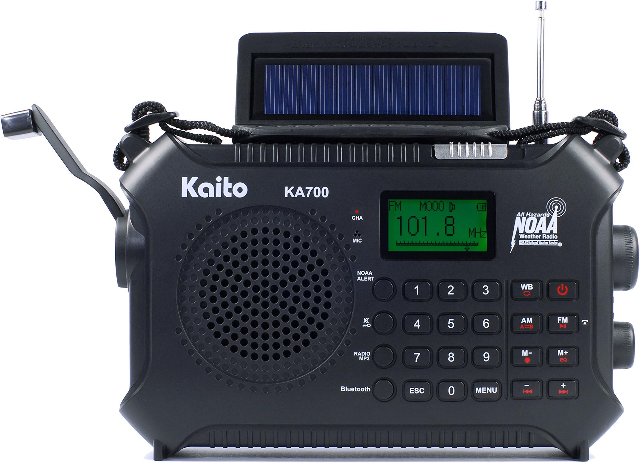 Amazon.com: Kaito KA350GN Voyager Trek Solar/Crank AM/FM/SW NOAA ...