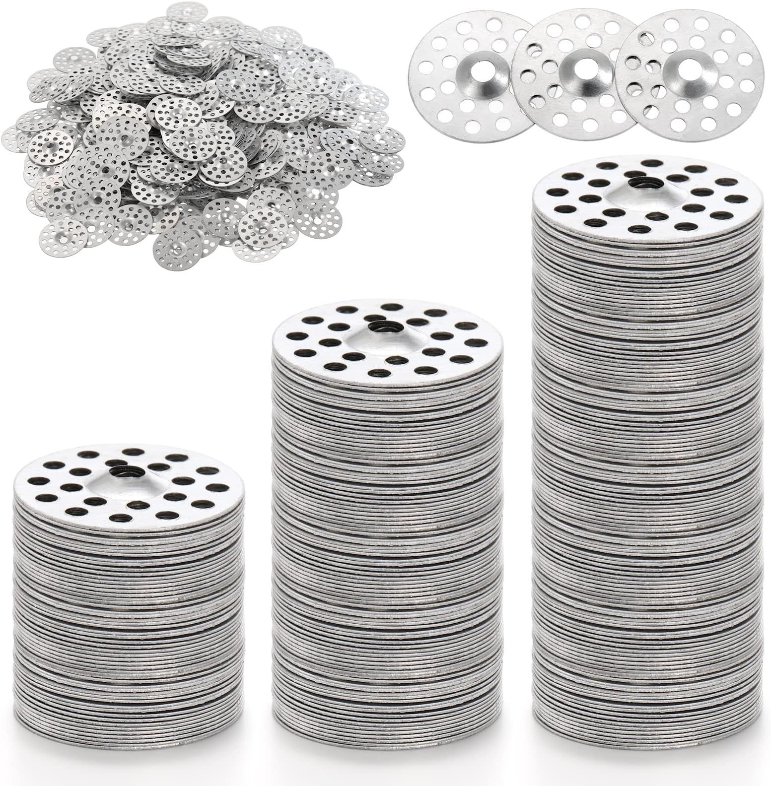 Amazon.com: Peohud 600 Pcs 1 Inch Plaster Washers, Metal Washers for ...