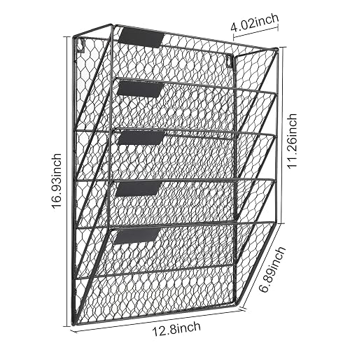 Snapklik.com : PAG Hanging Wall File Holder Office Wall Organizer Mail ...