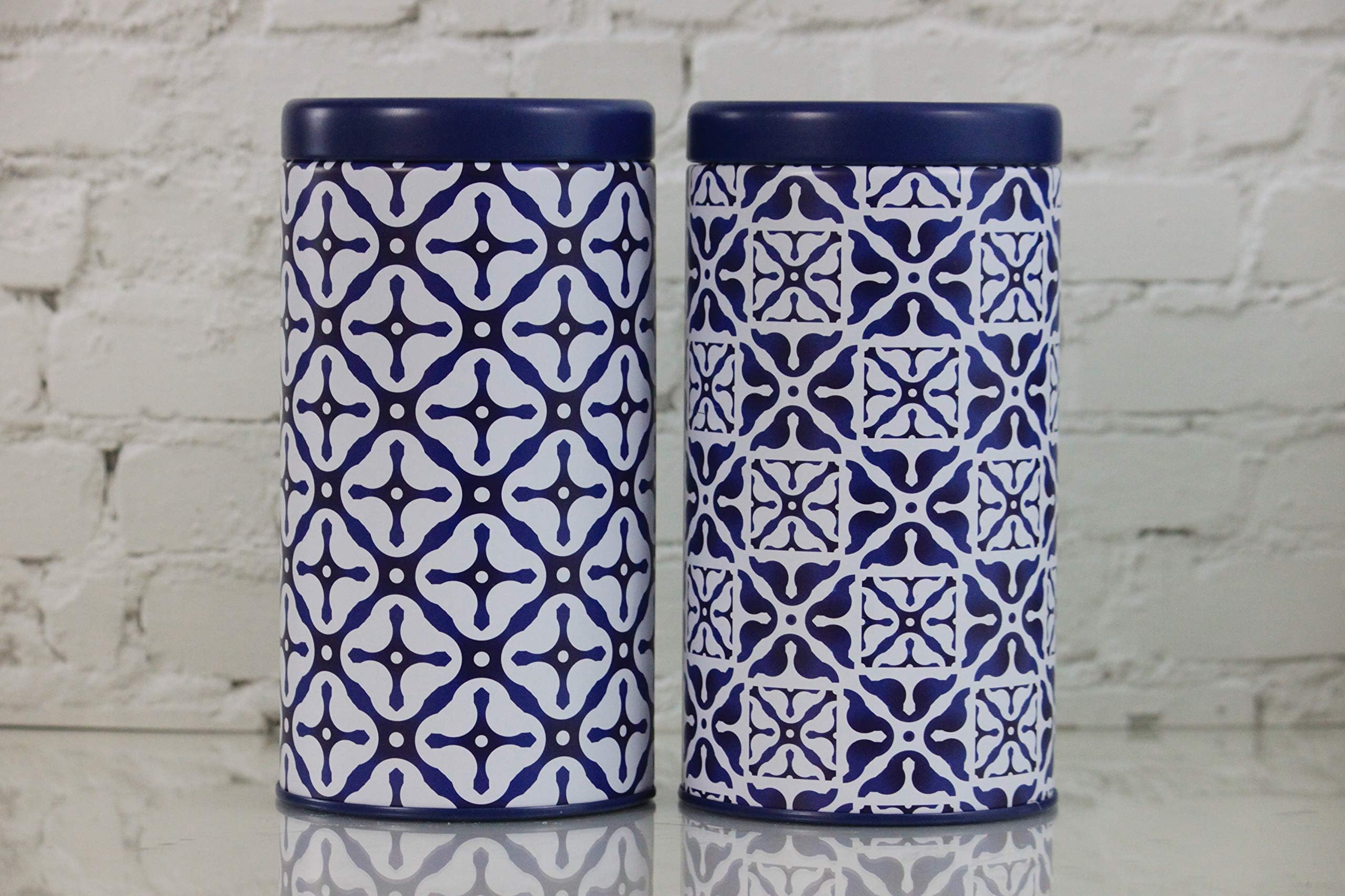 Amazon.com: HAN SHENG 3 Pcs Retro Round Loose Leaf Tea Storage ...