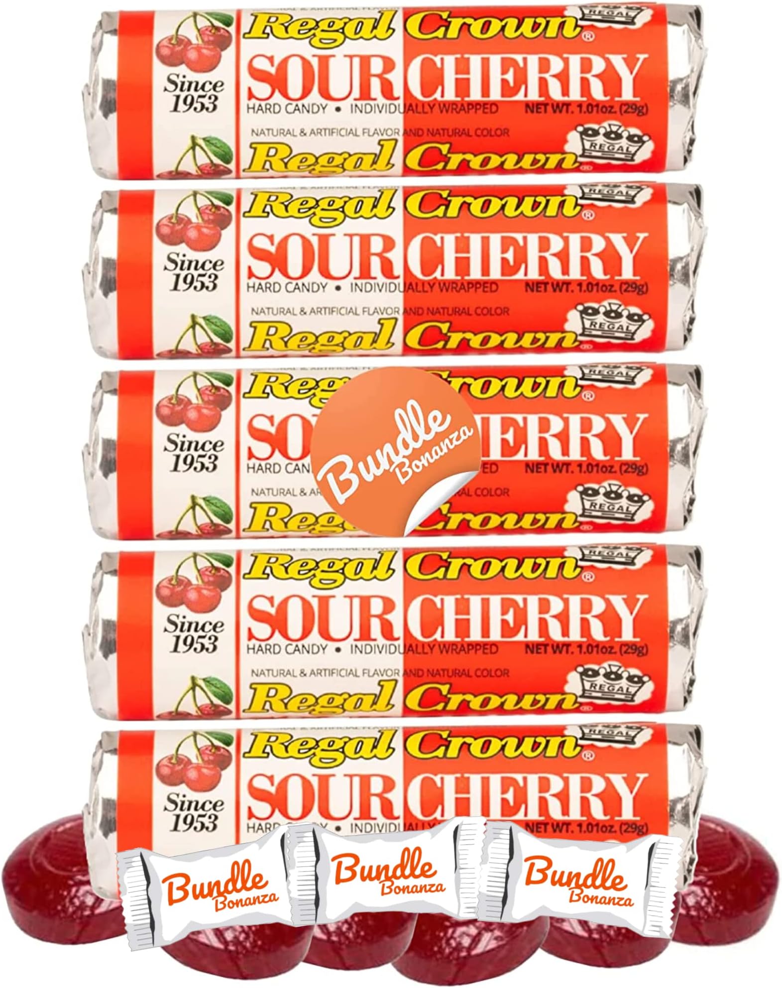 Amazon.com : Ferrara Cherryhead Sours Candy Balls Hard Candy - Tart ...