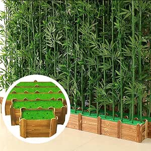 Amazon.com: Outdoor Artificial Bamboo Tree, Artificial Fake Bamboo Tree ...