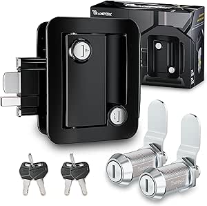 Amazon.com: TrampgiK RV Door Lock,1 Camper Door Lock with Storage Locks Combo, for Trailer ...