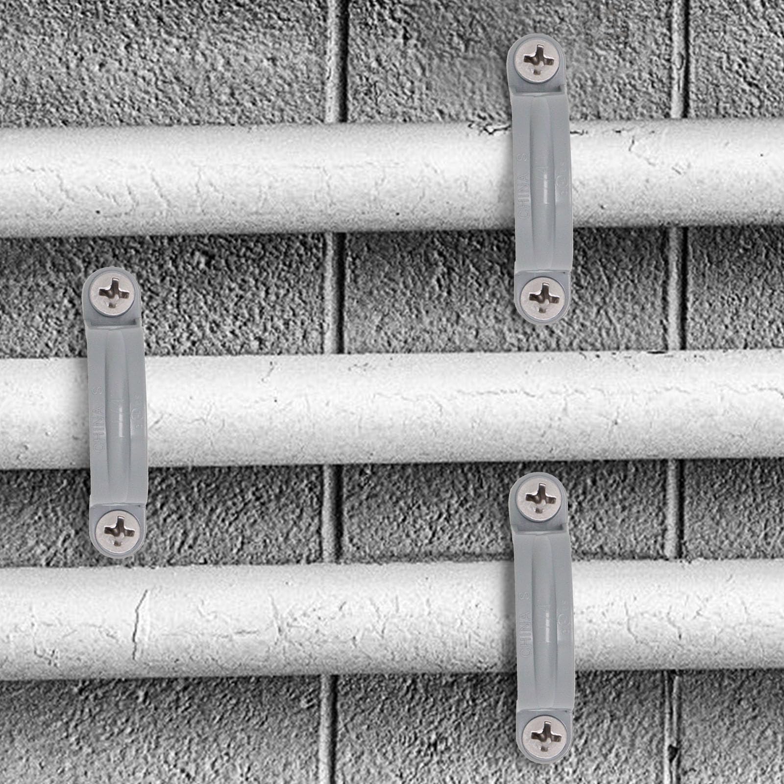 Snapklik.com : BENLIUDH 1-1/4 Inch PVC Pipe Strap, 2-Holes Conduit Pipe ...