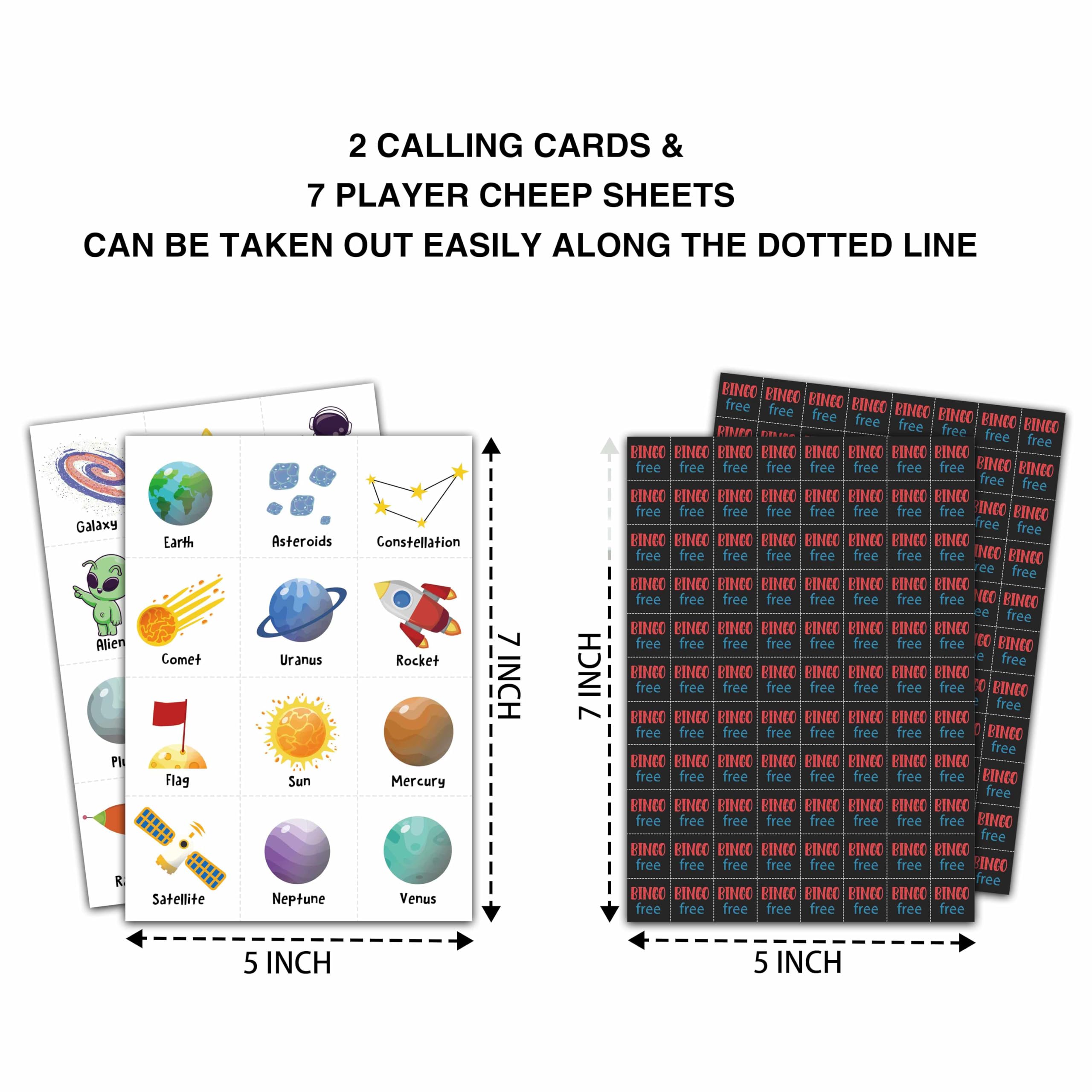 Solar System Bingo Cards Solar System BINGO Game, Space Bingo Cards,